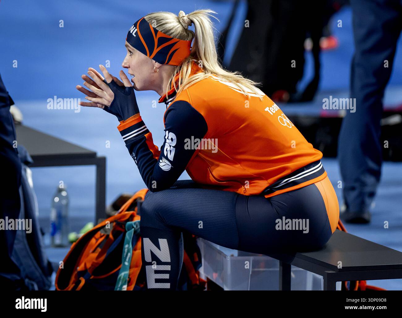 MILAN - Merel Conijn during the 5,000 meters of long track speed ...