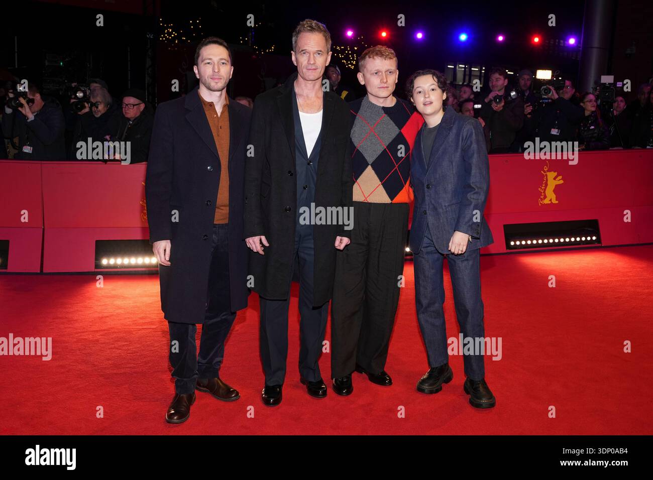 Ken Petrie, from left, Neil Patrick Harris, George Jaques and Bella ...