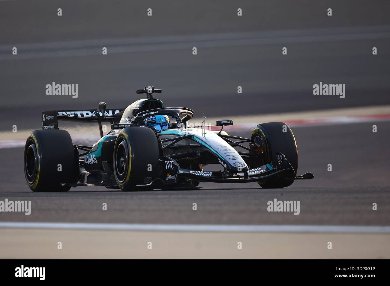 George Russell of Mercedes-AMG F1 Team on track during F1 Pre-Season ...