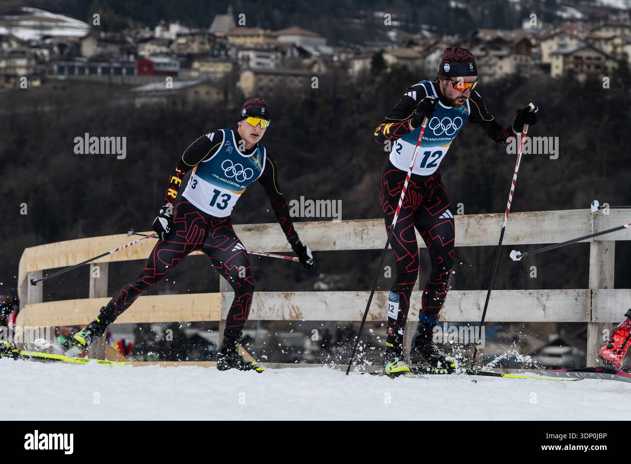 Johannes Rydzek ( Deutschland ) und Julian Schmid ( Deutschland ...