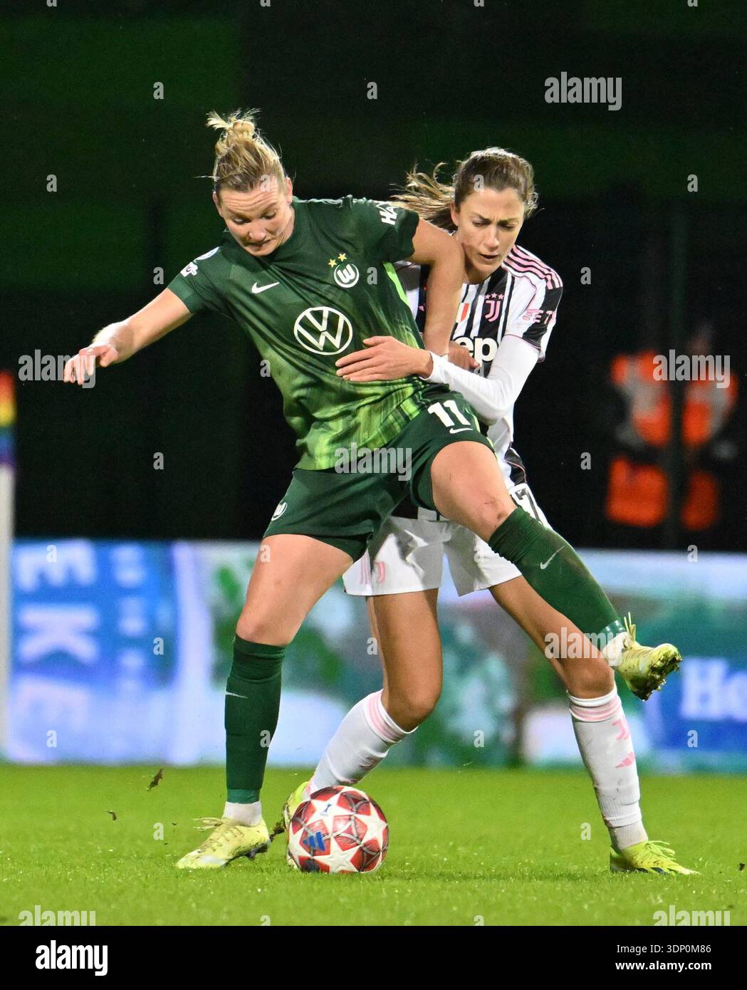12 February 2026, Lower Saxony, Wolfsburg: Soccer, Women: Champions ...