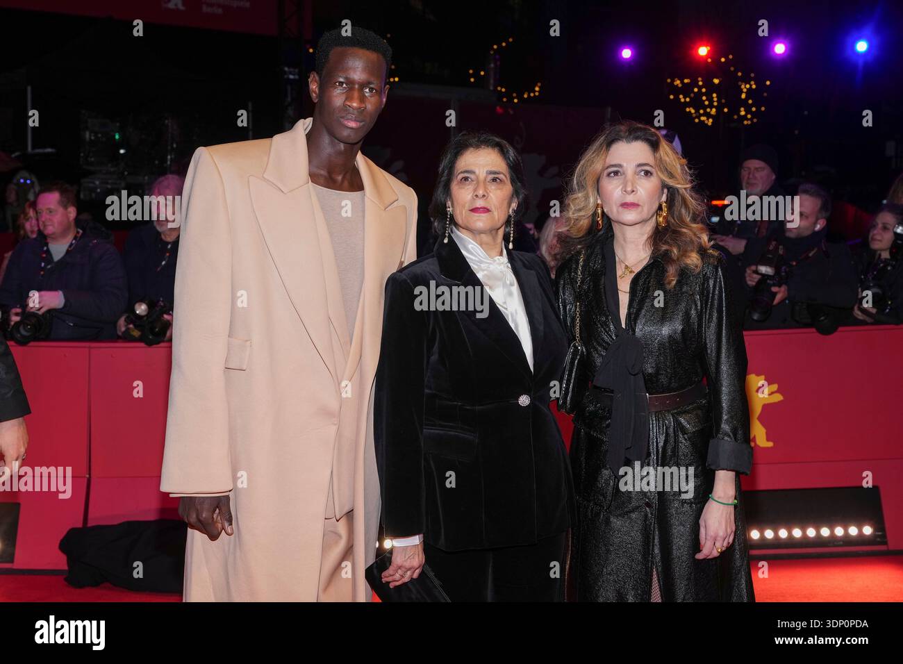 Amine Benrachid, from left, Hiam Abbass and Danielle Arbid pose for ...
