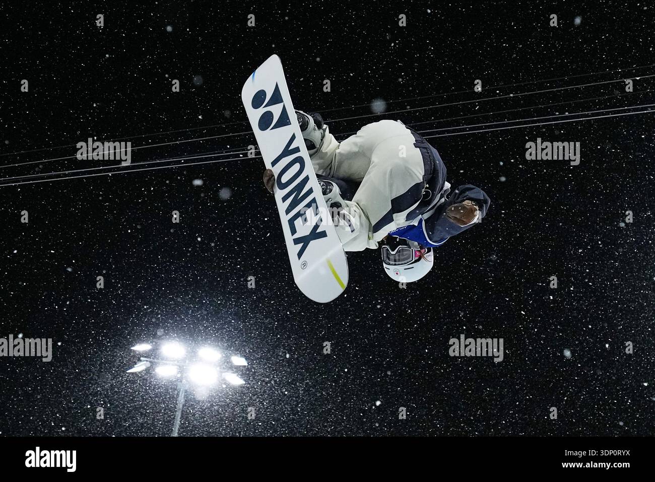 Japan's Rise Kudo competes during the women's snowboarding halfpipe ...
