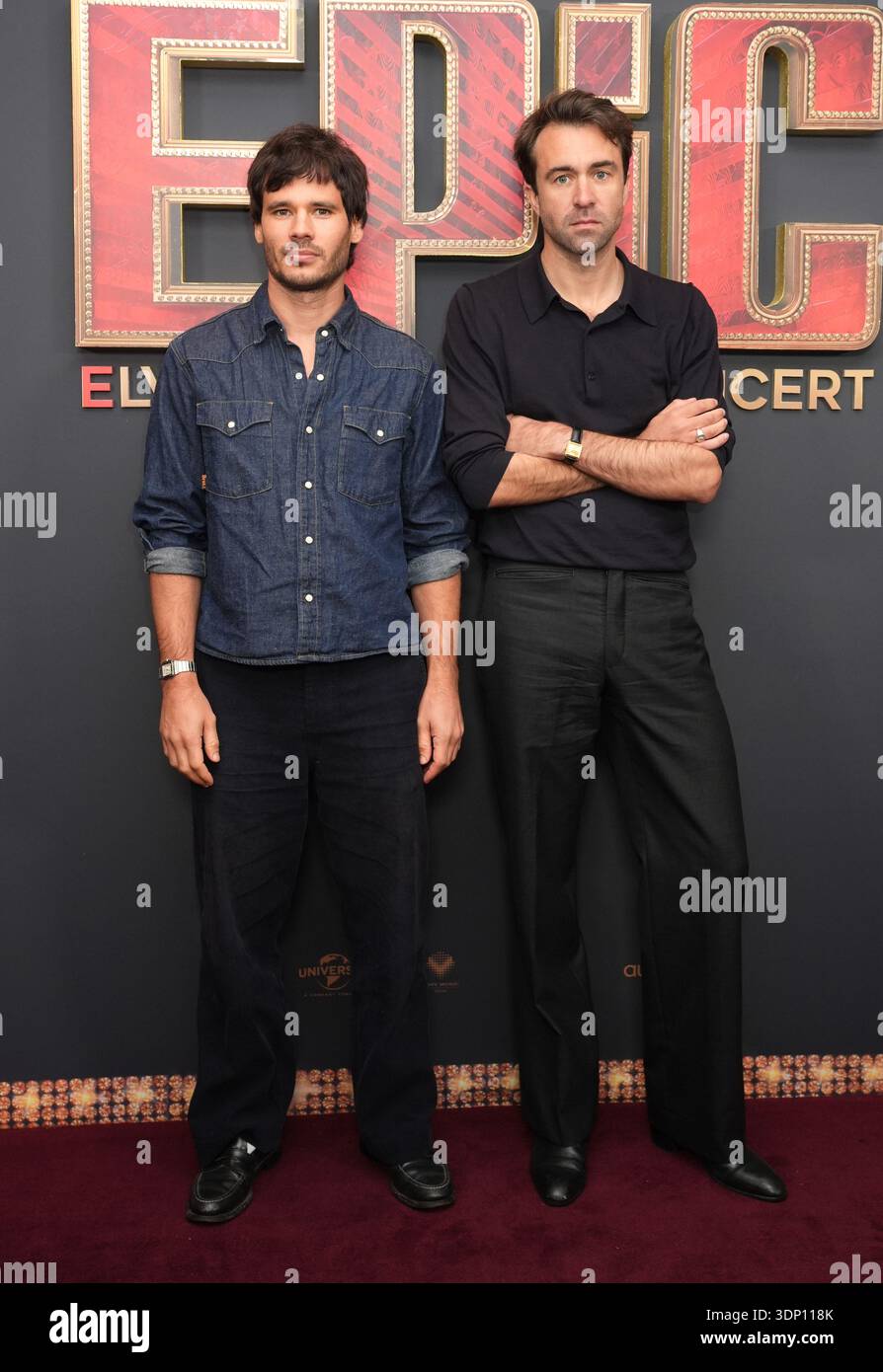 Tim Lanham and Justin Young arrive for the UK premiere of Epic: Elvis ...
