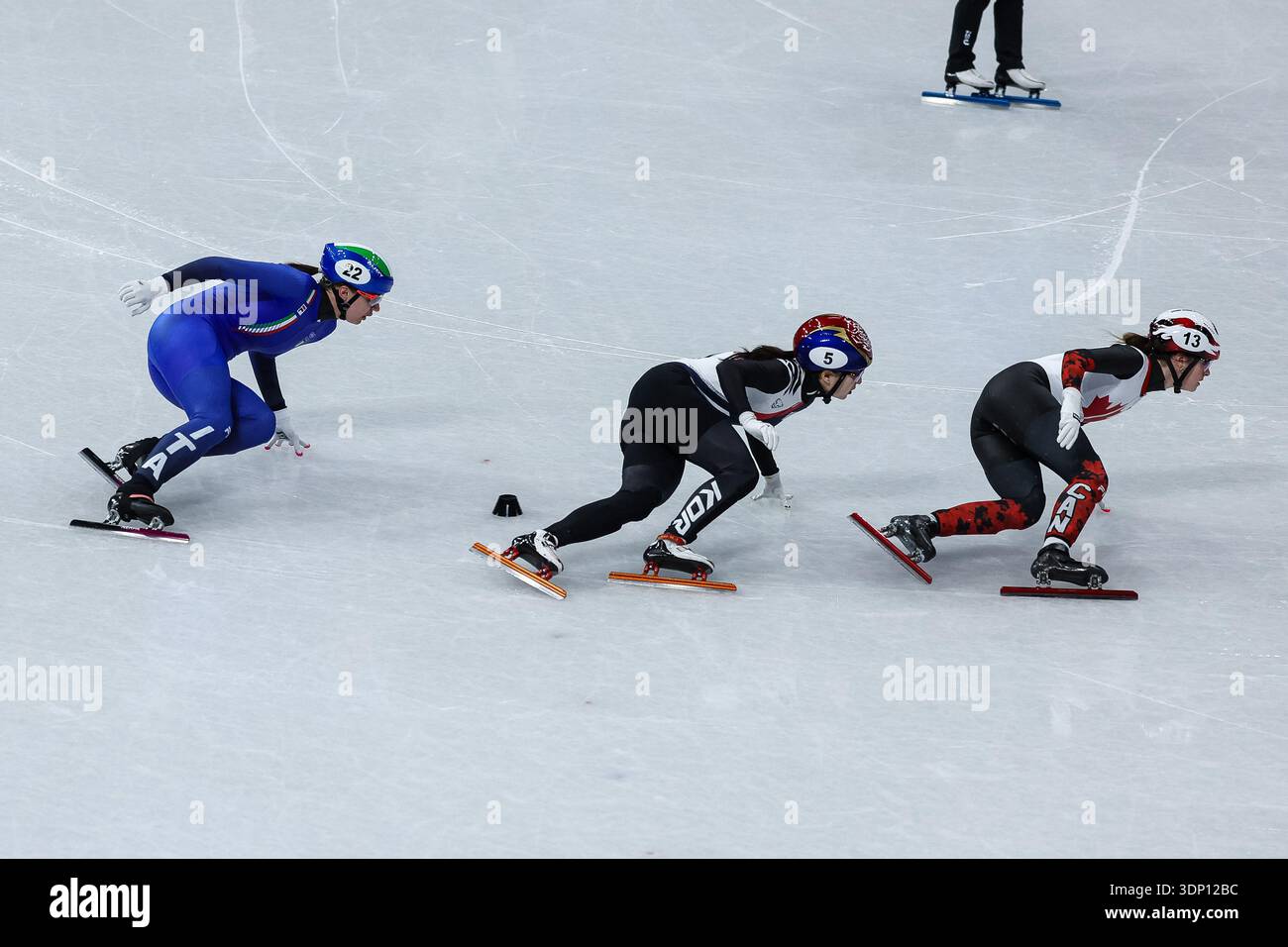 Kim Boutin (CAN), Choi Minjeong (KOR), Chiara Betti (ITA) during the ...