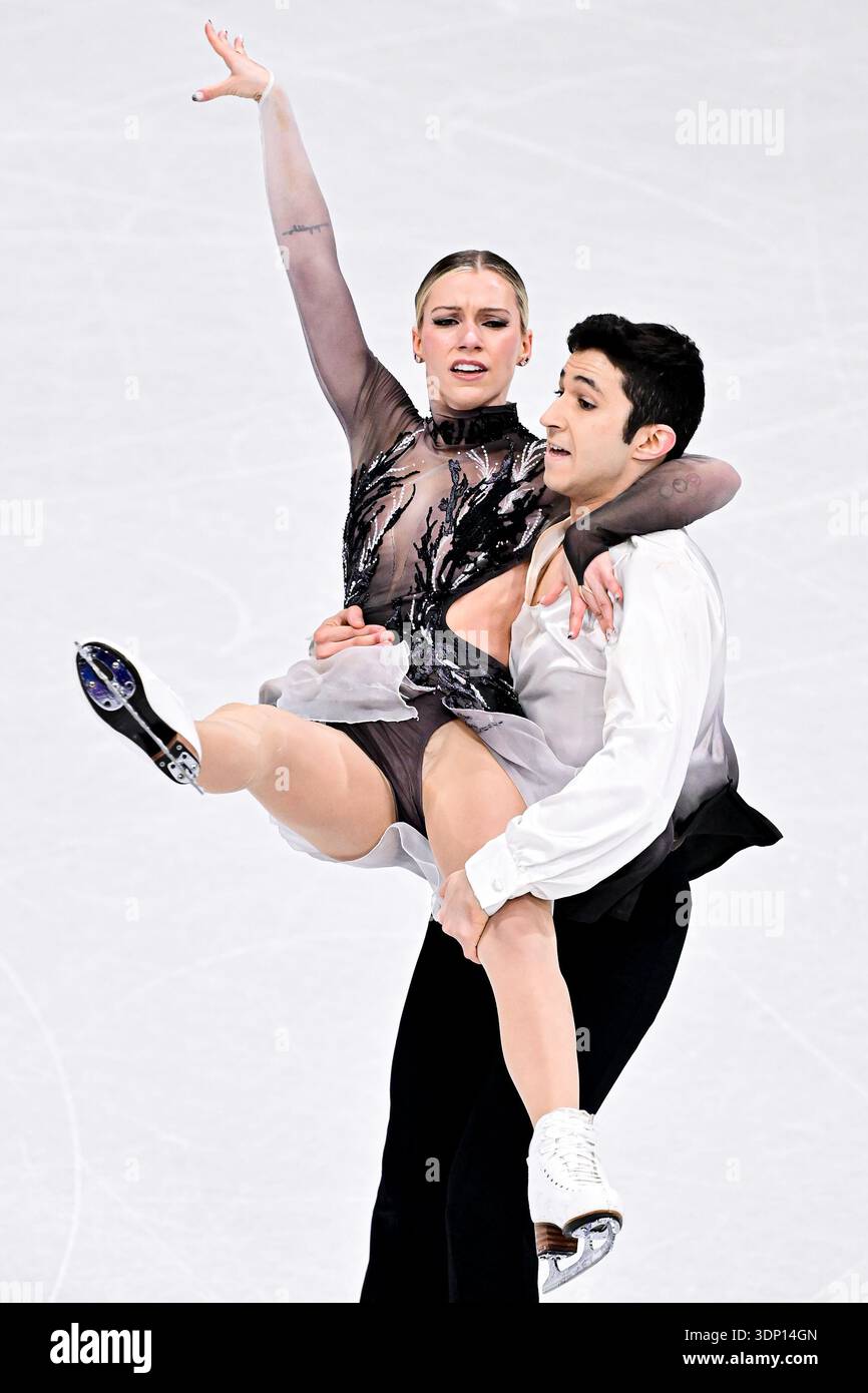 Marjorie LAJOIE & Zachary LAGHA (CAN), during Ice Dance Free Dance, at ...
