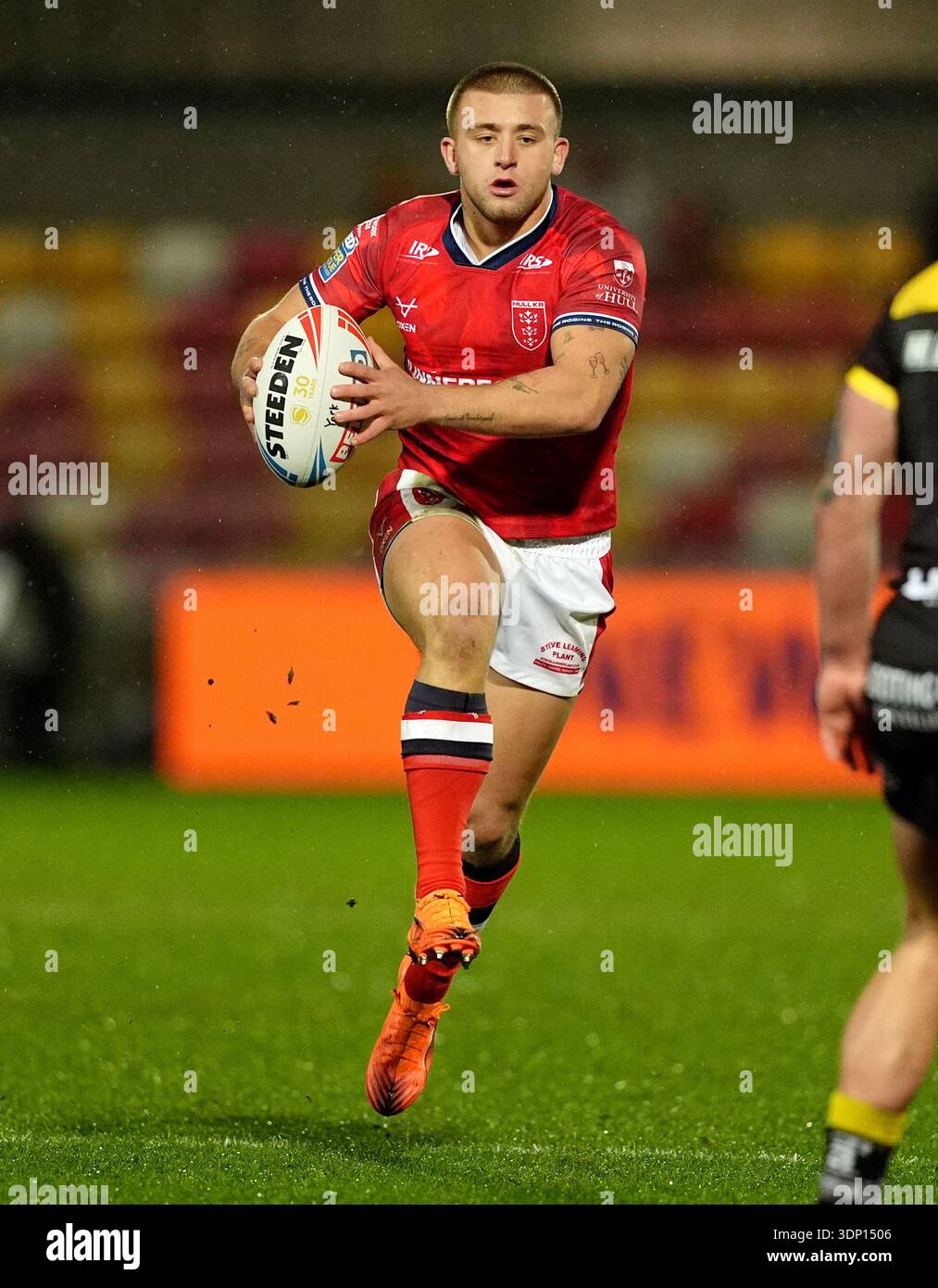 Hull KR's Mikey Lewis during the Betfred Super League match at the LNER ...