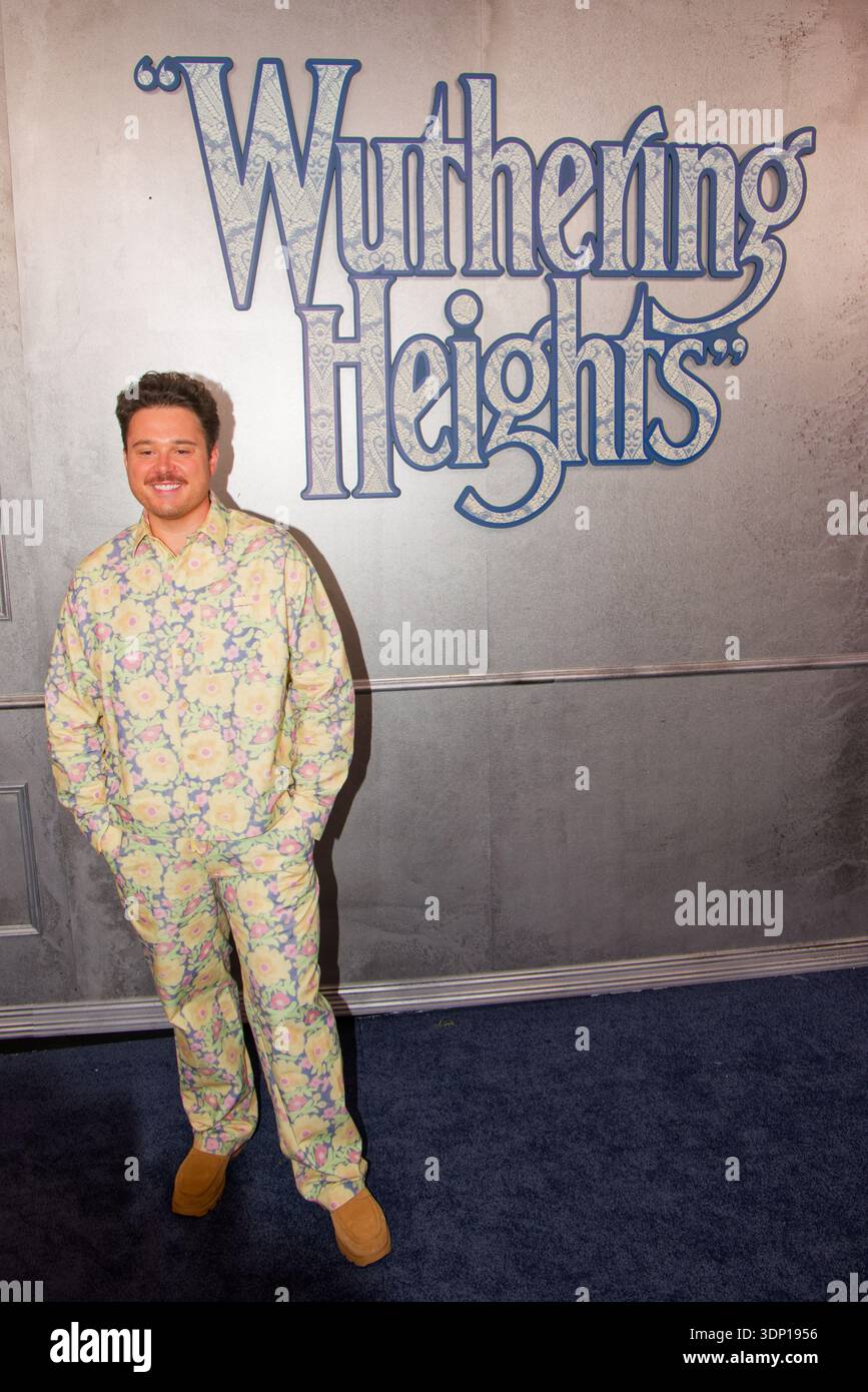 Mitch Churi attends the “Wuthering Heights” Australian movie premiere ...