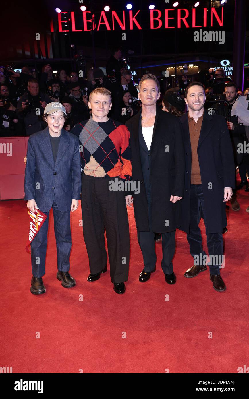 Ken Petrie, Neil Patrick Harris, George Jaques and Bella Ramsey attend ...