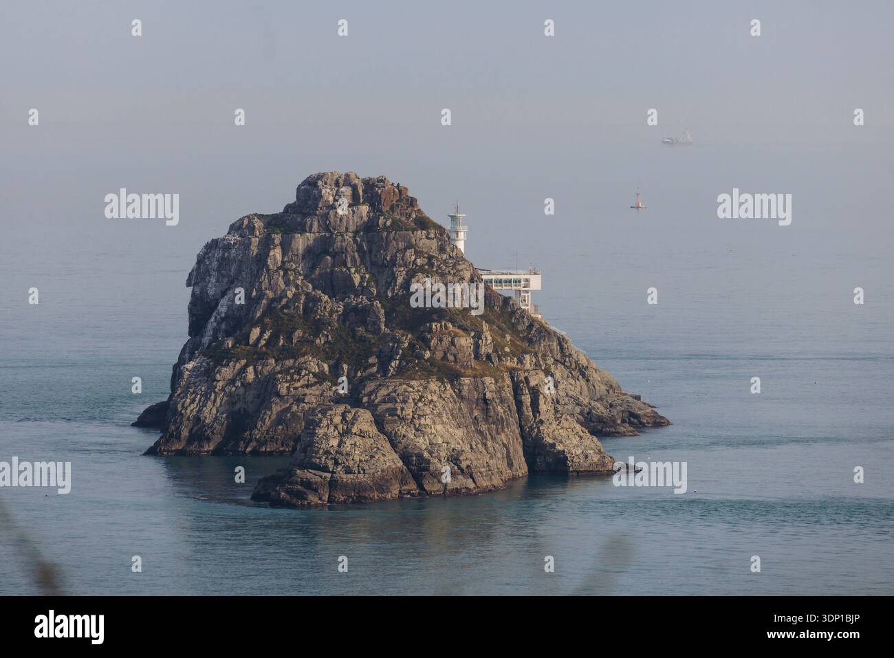 Oryukdo Islands landscape, Busan, South Korea, with Skywalk observation ...