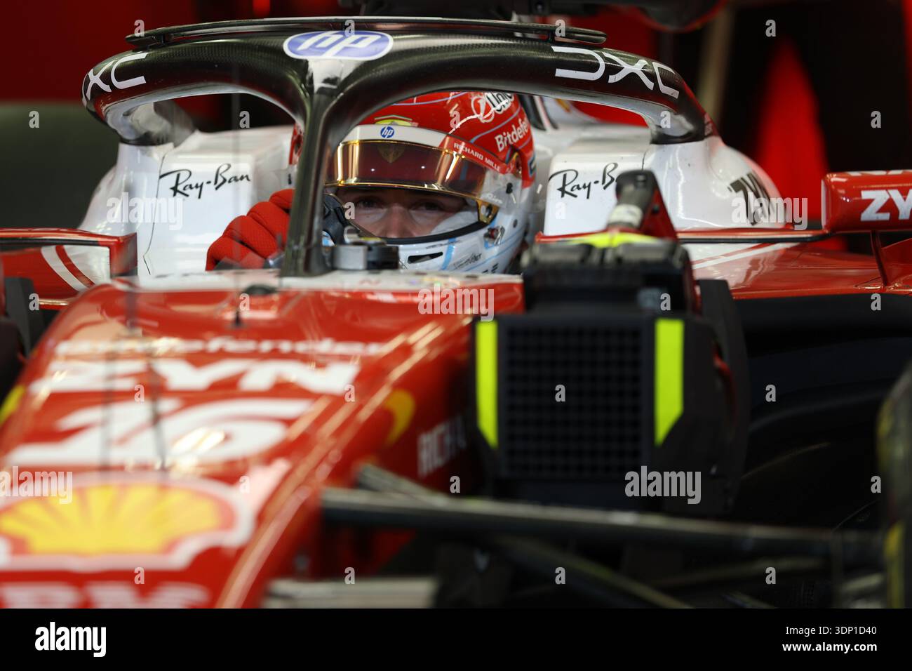 #16 Charles Leclerc (MCO) Scuderia Ferrari HP (ITA) Ferrari SF-2 during ...