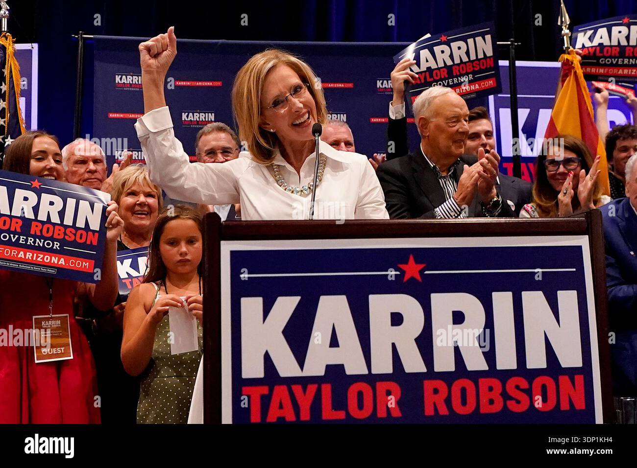 FILE - Republican Arizona Gubernatorial candidate Karrin Taylor Robson ...