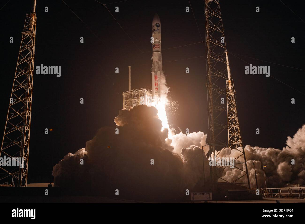 Remote camera liftoff at 4:22 AM February 12th 2026 ULA Vulcan USSF-87 ...