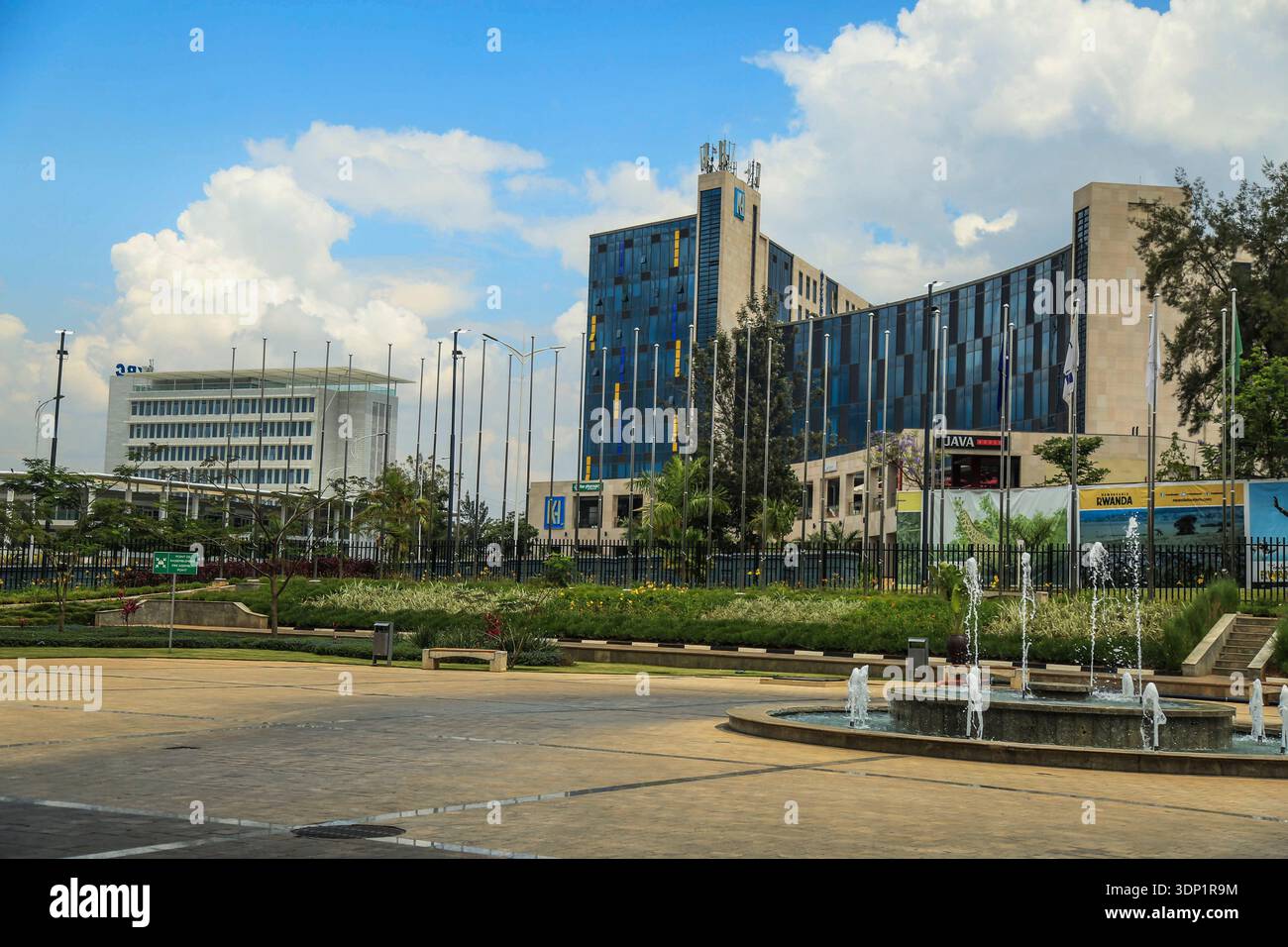 Rwanda, Kigali. Kigali Heights commercial building and Kigali Business ...