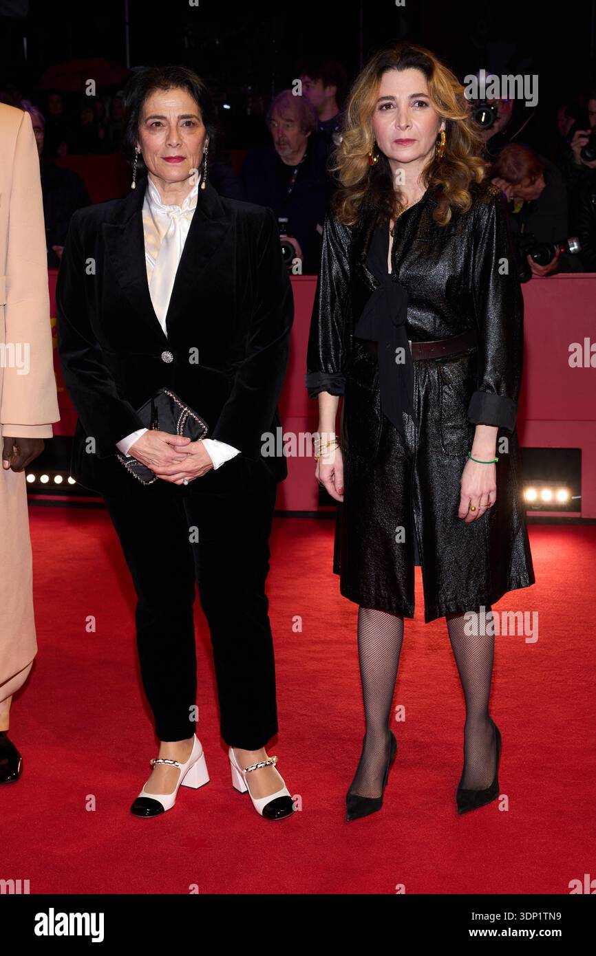 Hiam Abbass, left, and Danielle Arbid pose for photographers at the ...