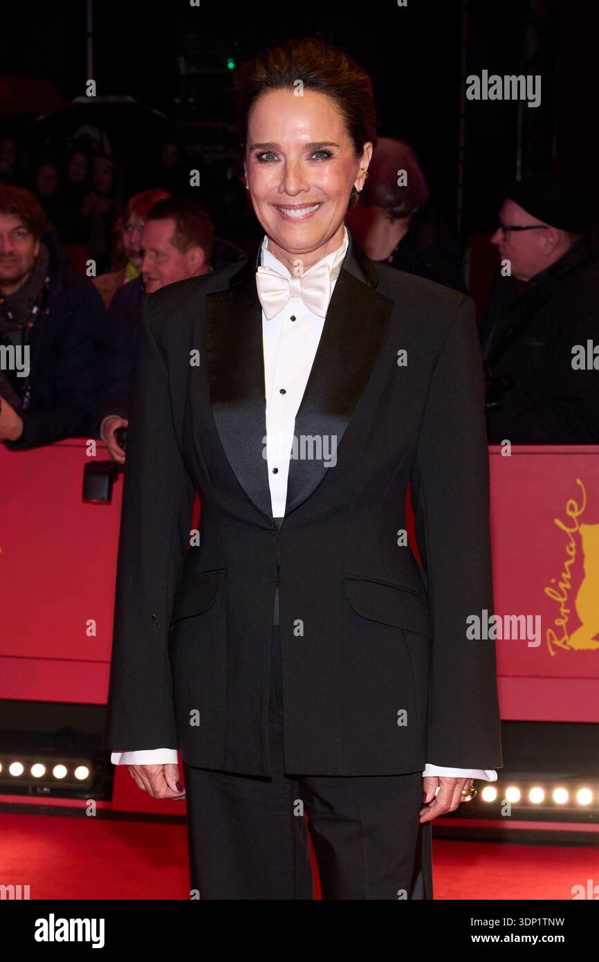 Desiree Nosbusch poses for photographers at the opening ceremony red ...