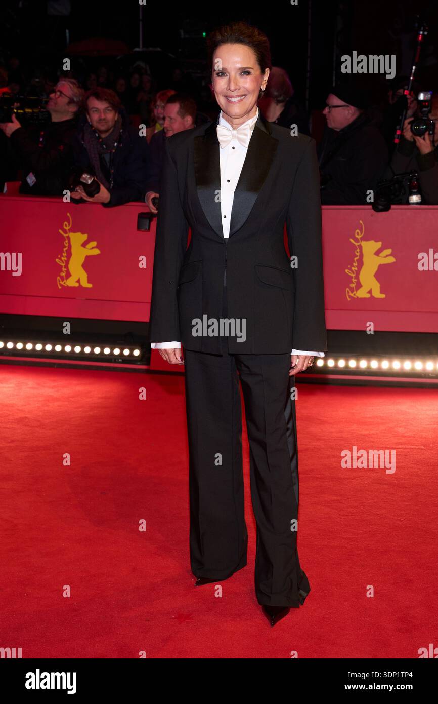Desiree Nosbusch poses for photographers at the opening ceremony red ...