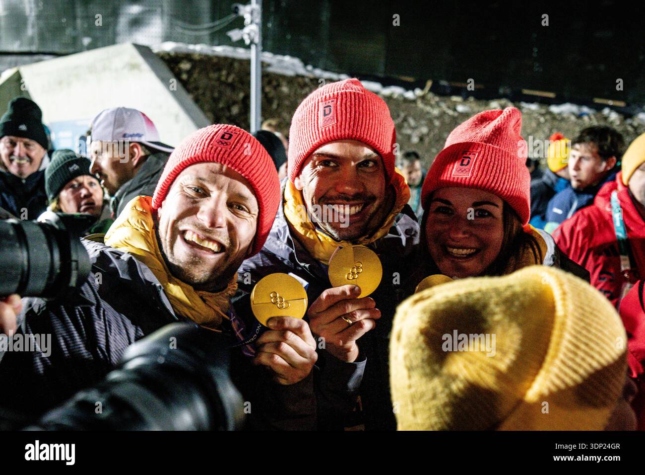 Deutscher Jubel, Luge Team Relay, Milano Cortina 2026 Olympic Games; 12 ...