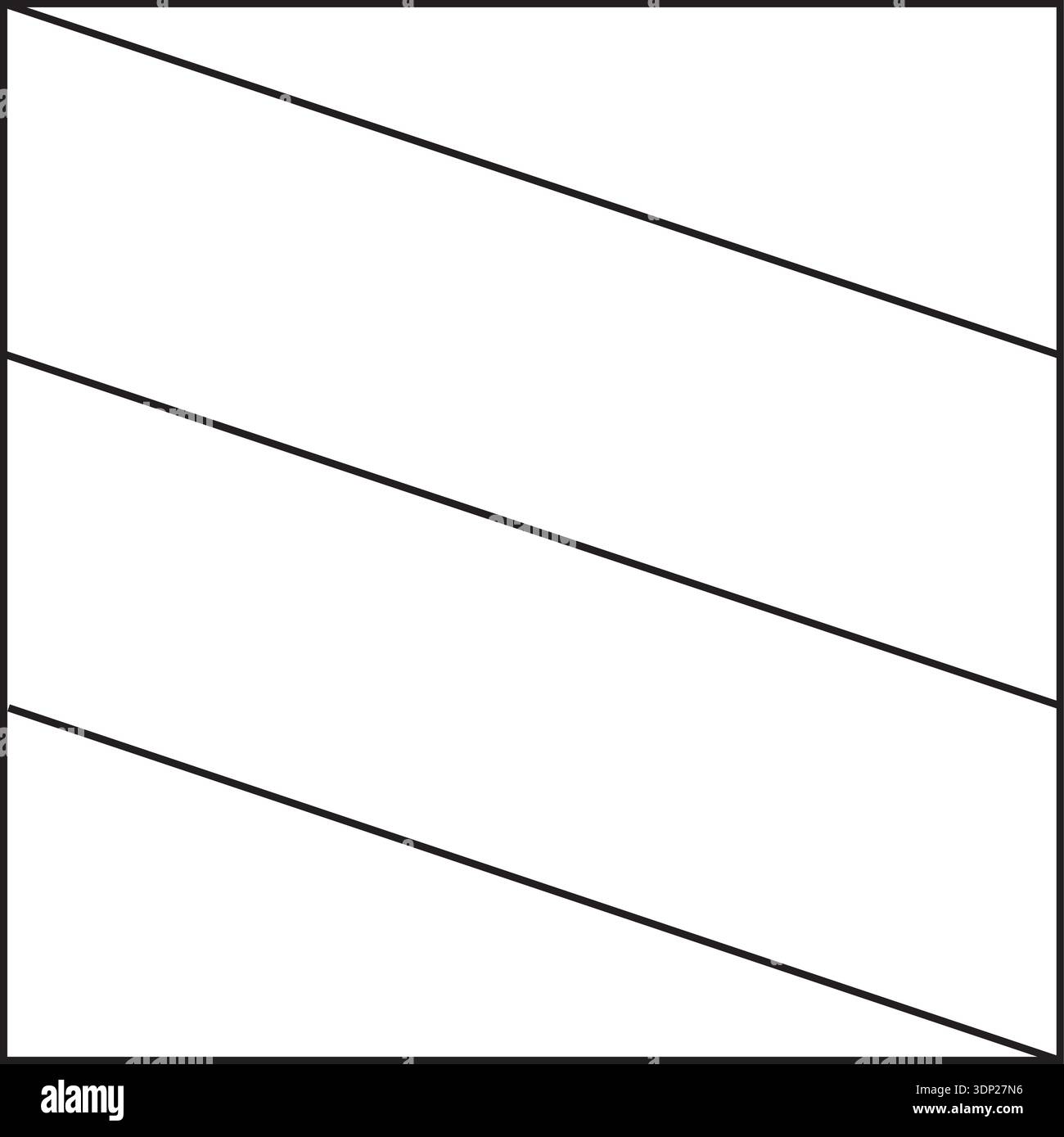 Square grid layout with three diagonal and parallel lines Stock Vector ...