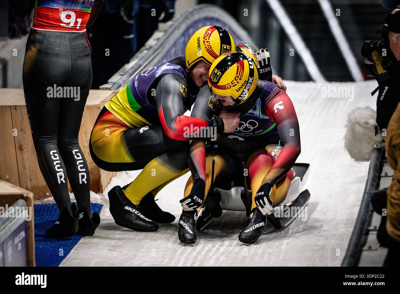 Deutscher Jubel, Luge Team Relay, Milano Cortina 2026 Olympic Games; 12 ...