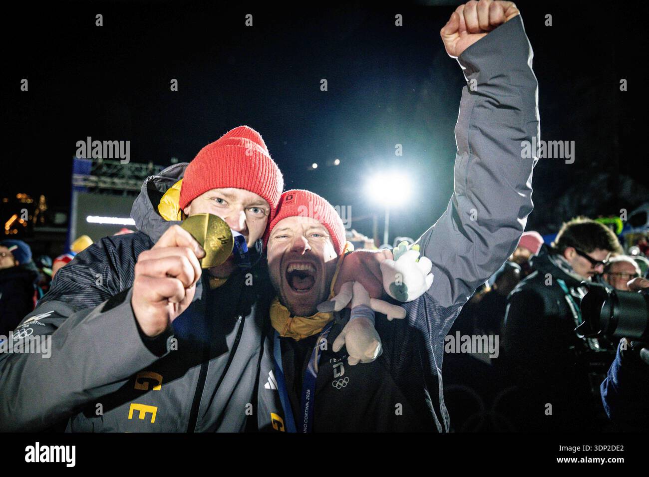 Deutscher Jubel, Luge Team Relay, Milano Cortina 2026 Olympic Games; 12 ...