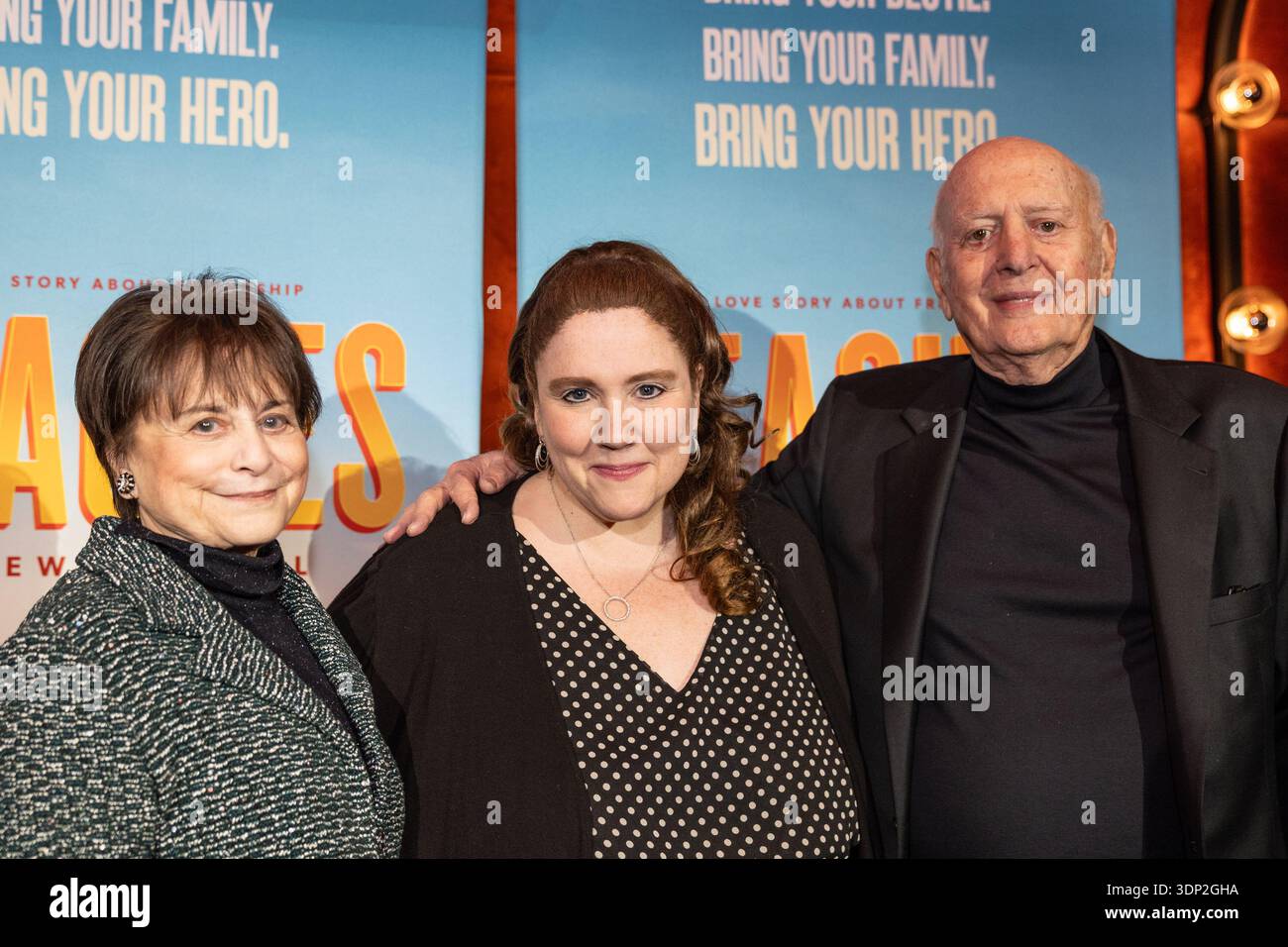 Iris Rainer Dart, Jennifer Maloney-Prezioso and Mike Stoller attend ...