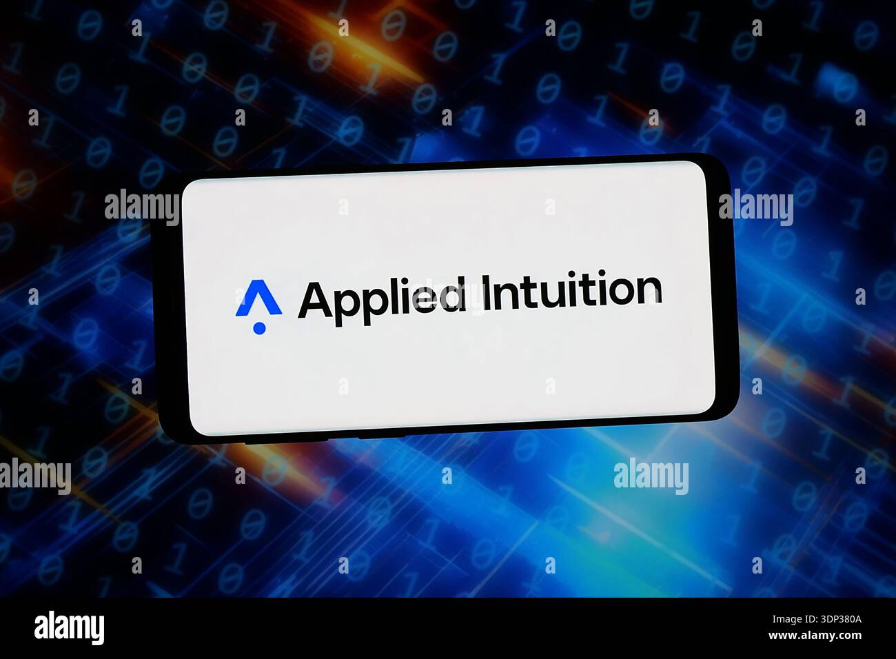 In this photo illustration, the logo of US physical AI company Applied ...