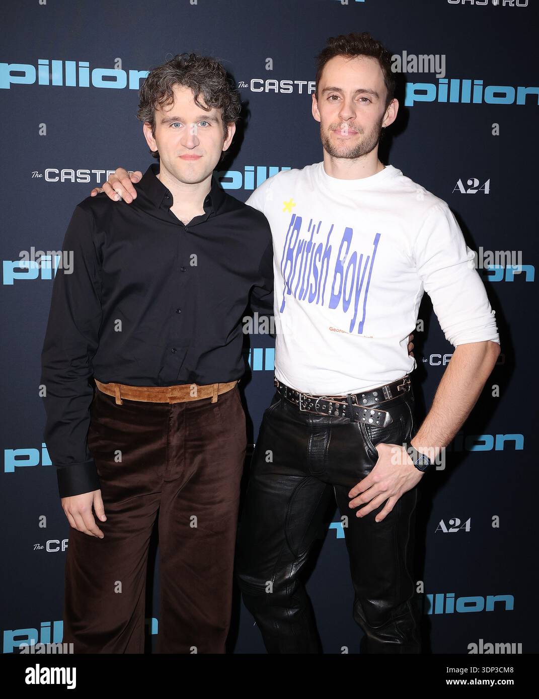 Harry Lighton and Harry Melling attend a24 Films screening of 'Pillion ...
