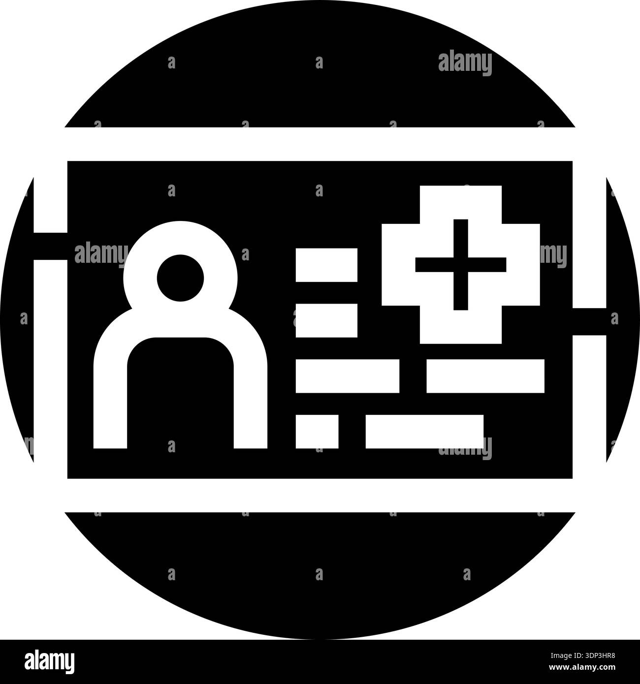 Medical record health id card Stock Vector Images - Alamy