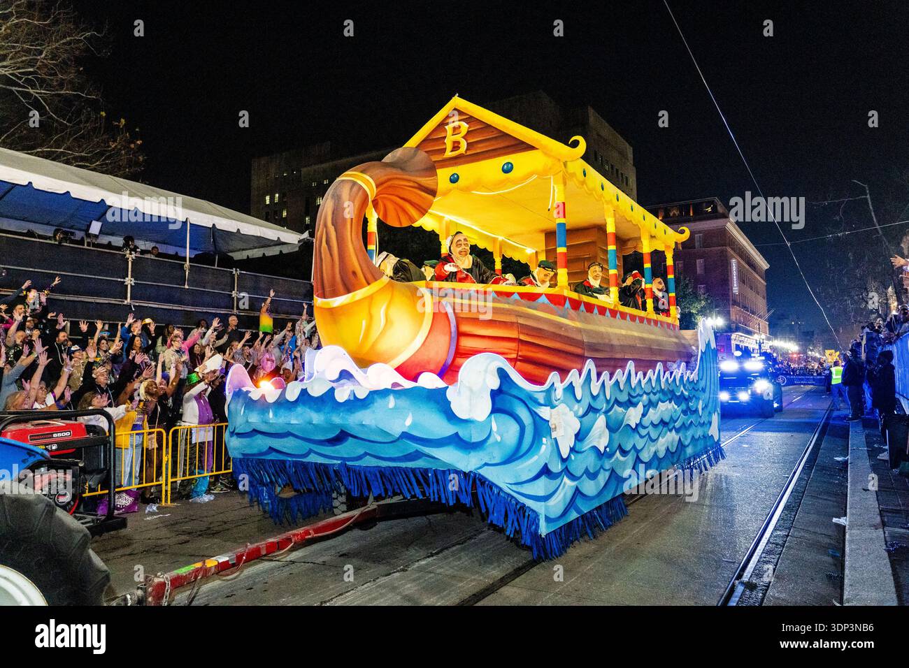 Attendees march during the annual Knights of Babylon parade during the ...