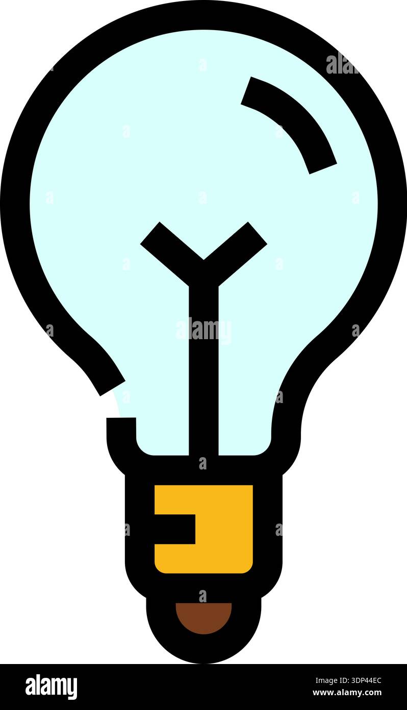 Light bulb icon generating Stock Vector Images - Alamy