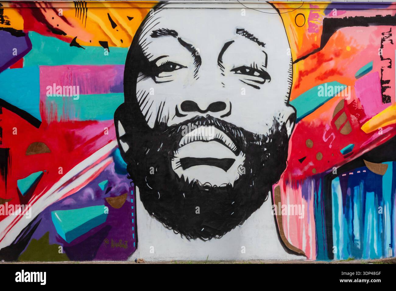 Colorful mural featuring striking hi-res stock photography and images ...