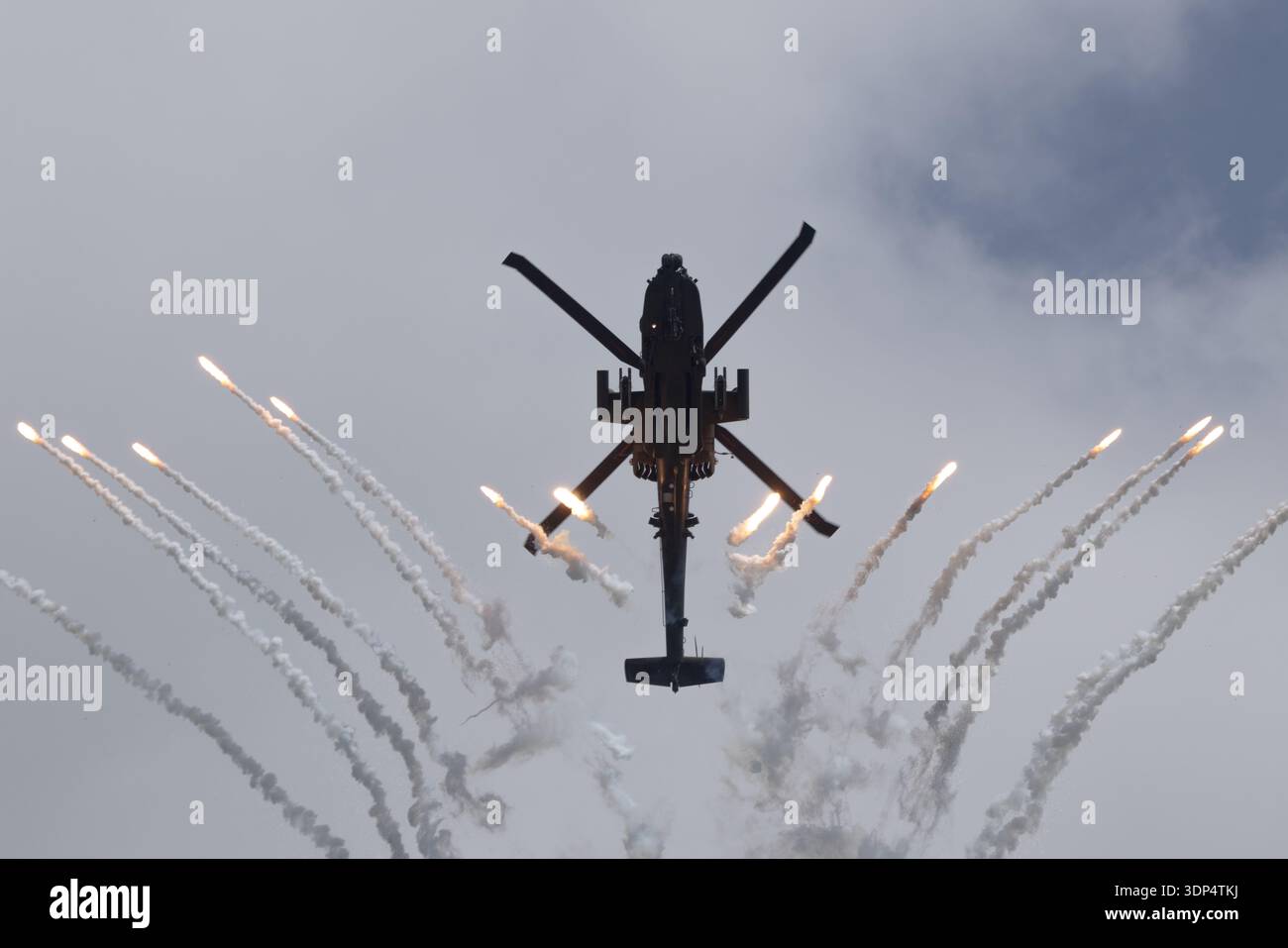 Singapore Air Force (RSAF) AH-64D Apache Longbow helicopter performs ...