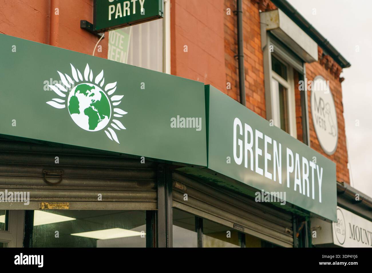 Manchester, UK, 13th Feb 2026: opening day of the Green Party’s Gorton ...