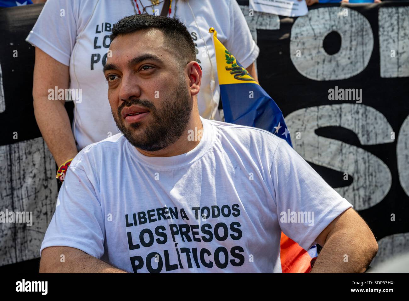 A march by students from Caracas' main universities began on February ...