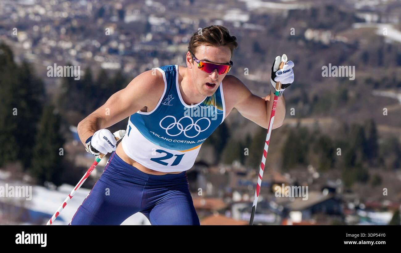 John Steel Hagenbuch, of the United States, competes in the cross ...