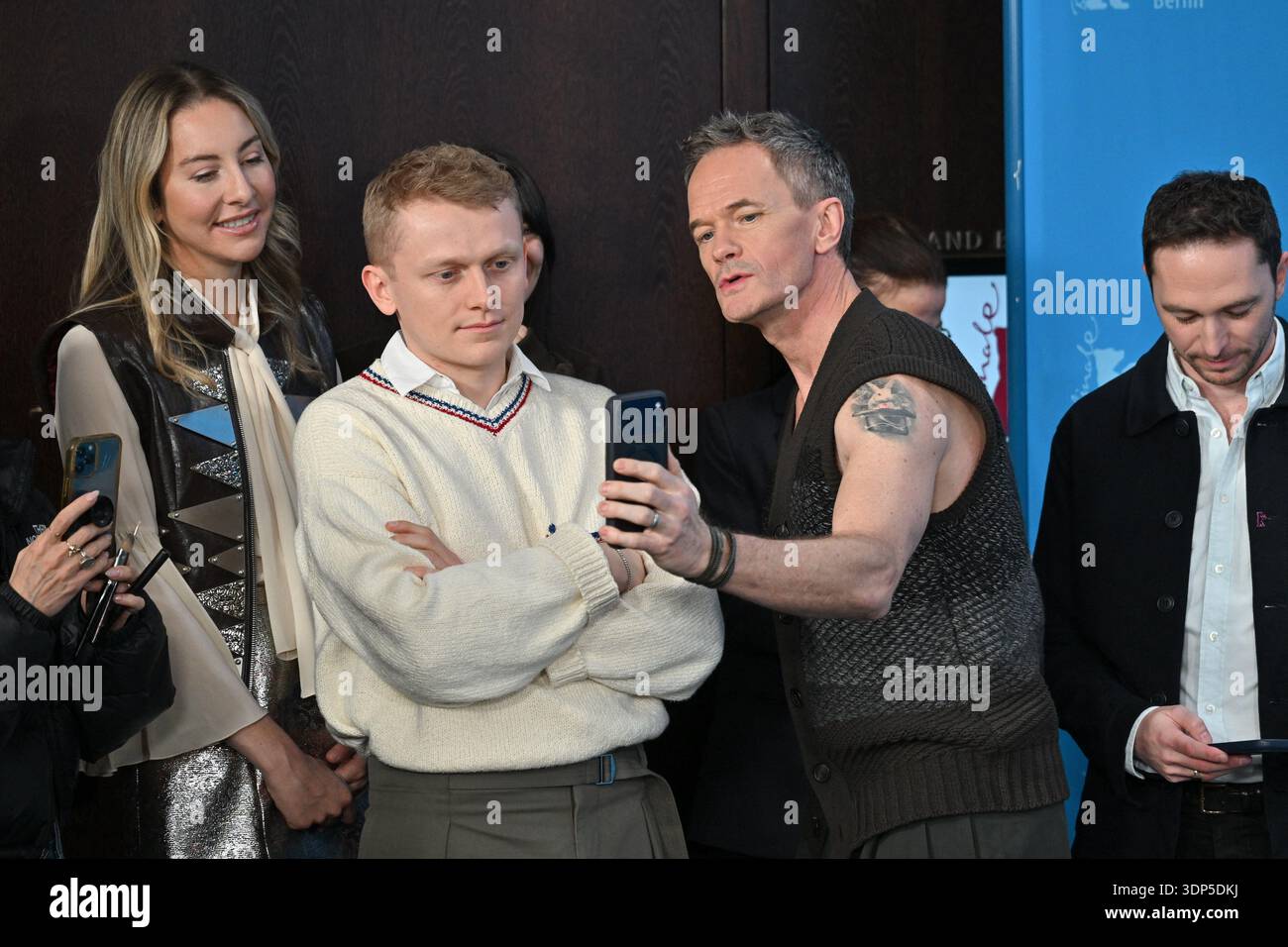 George Jaques, Neil Patrick Harris attending a photocall for the movie ...