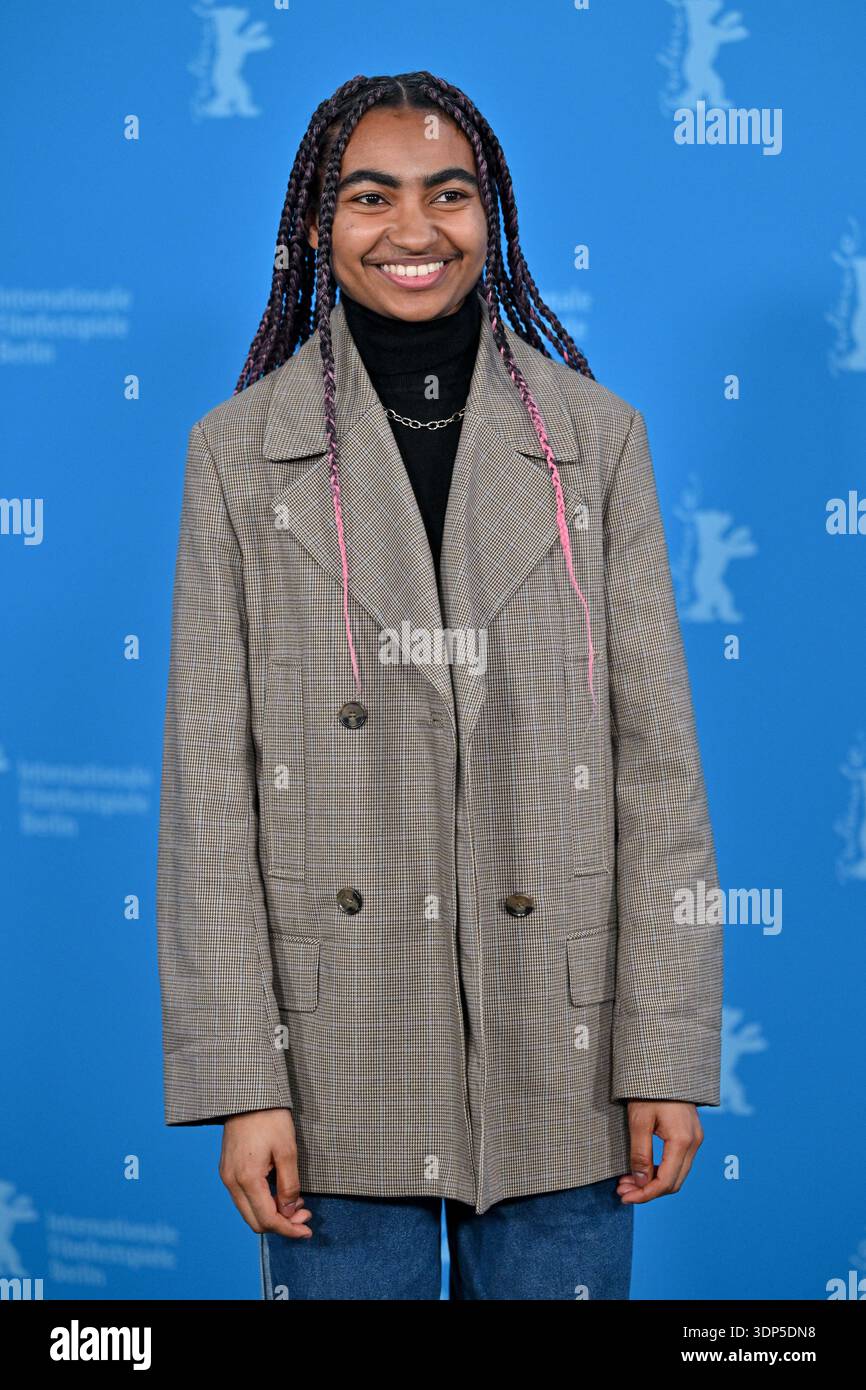 Jasmine Elcock attending a photocall for the movie Sunny Dancer during ...