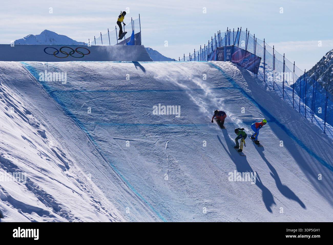Australia's Mia Clift (11), Italy's Michela Moioli (6), Switzerland's ...