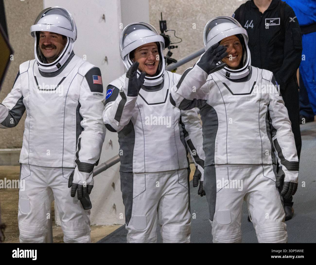 Photos of the NASA SpaceX Crew 12 Walkout Neil Armstrong O&C Building ...
