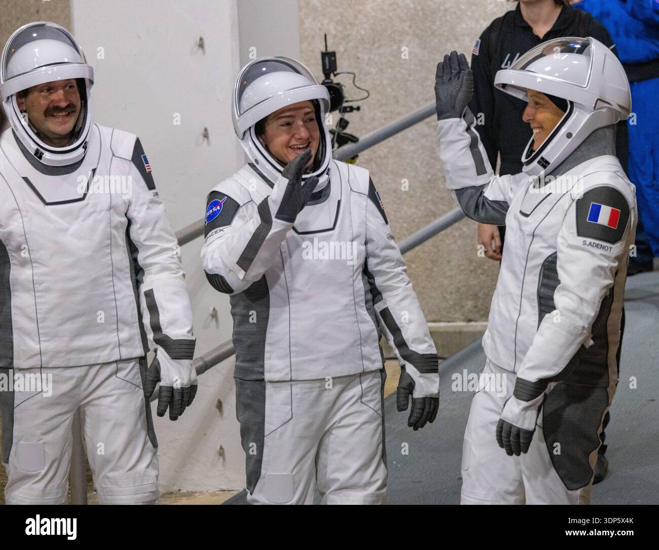 Photos of the NASA SpaceX Crew 12 Walkout Neil Armstrong O&C Building ...