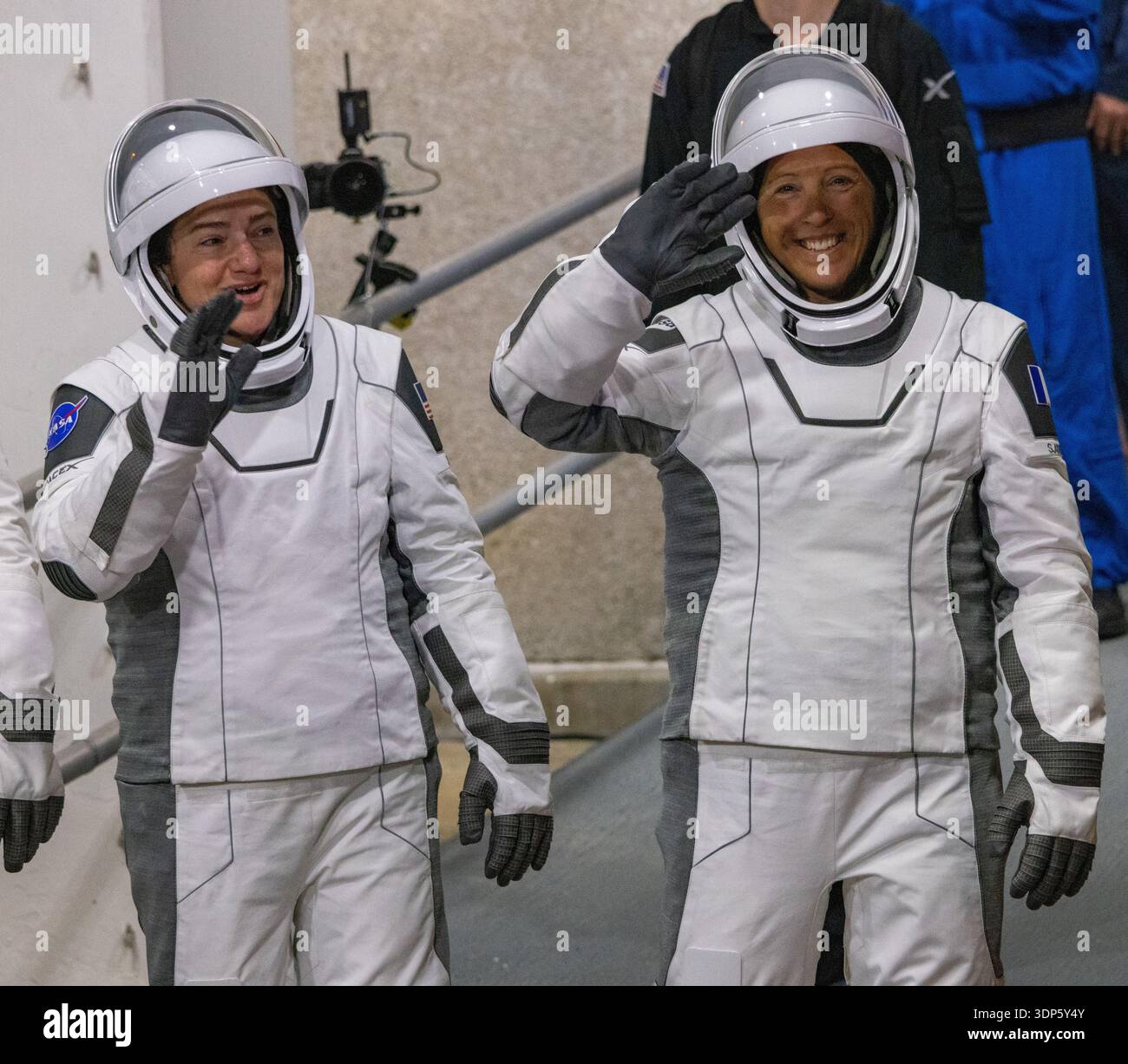 Photos of the NASA SpaceX Crew 12 Walkout Neil Armstrong O&C Building ...