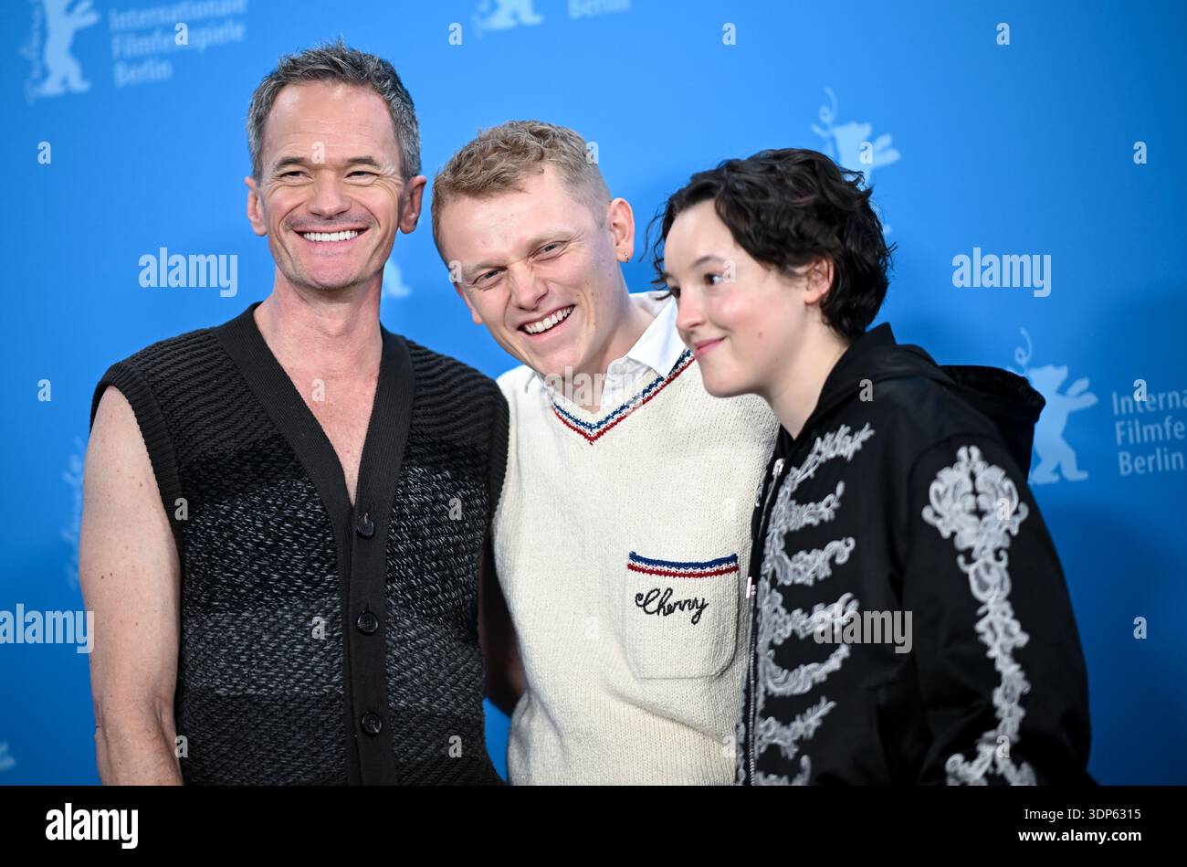 dpatop - 13 February 2026, Berlin: Actor Neil Patrick Harris (l ...