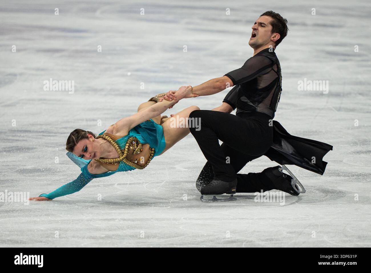 Marie-Jade Lauriault and Romain le Gac of Canada perform during the ...