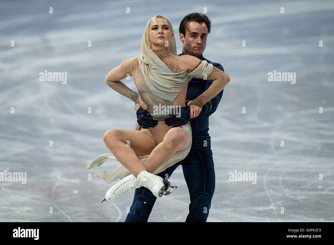 Olivia Smart and Tim Dieck of Spain perform during the Figure Skating ...