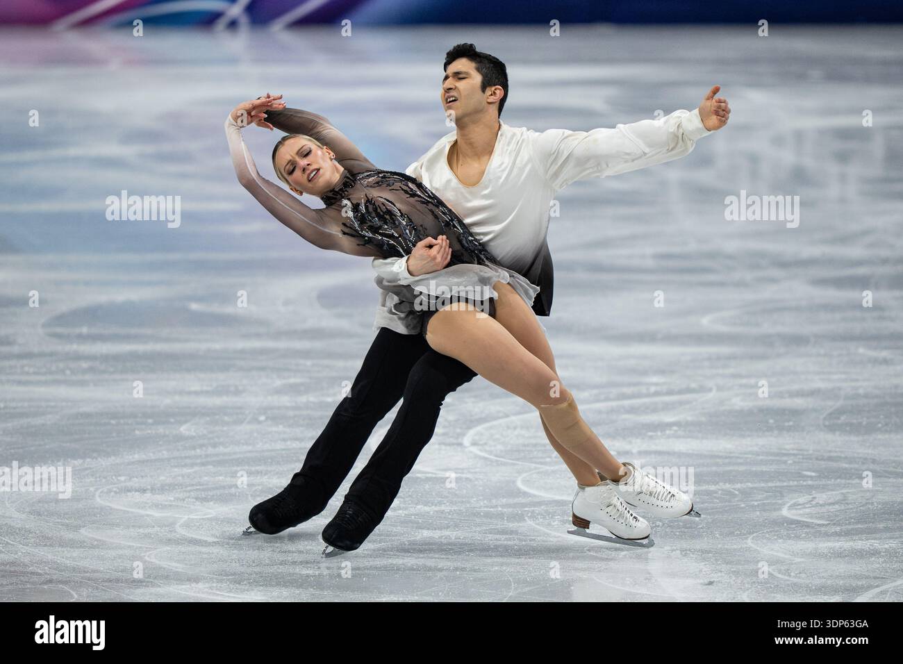 Marjorie Lajoie and Zachary Lagha of Canada perform during the Figure ...