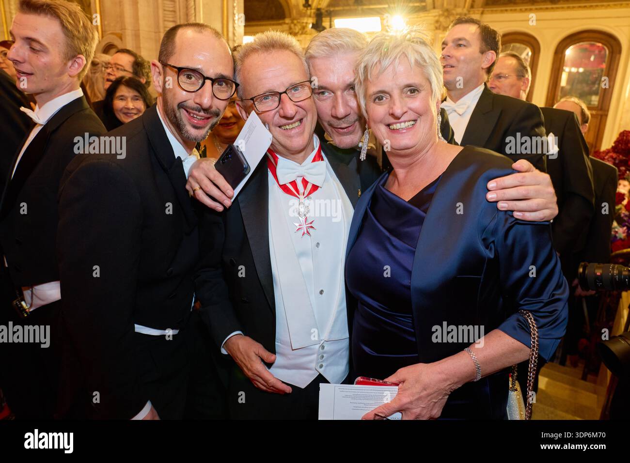 Celebrities at the Hotel Sacher before the Opera Ball 2026 in Vienna ...
