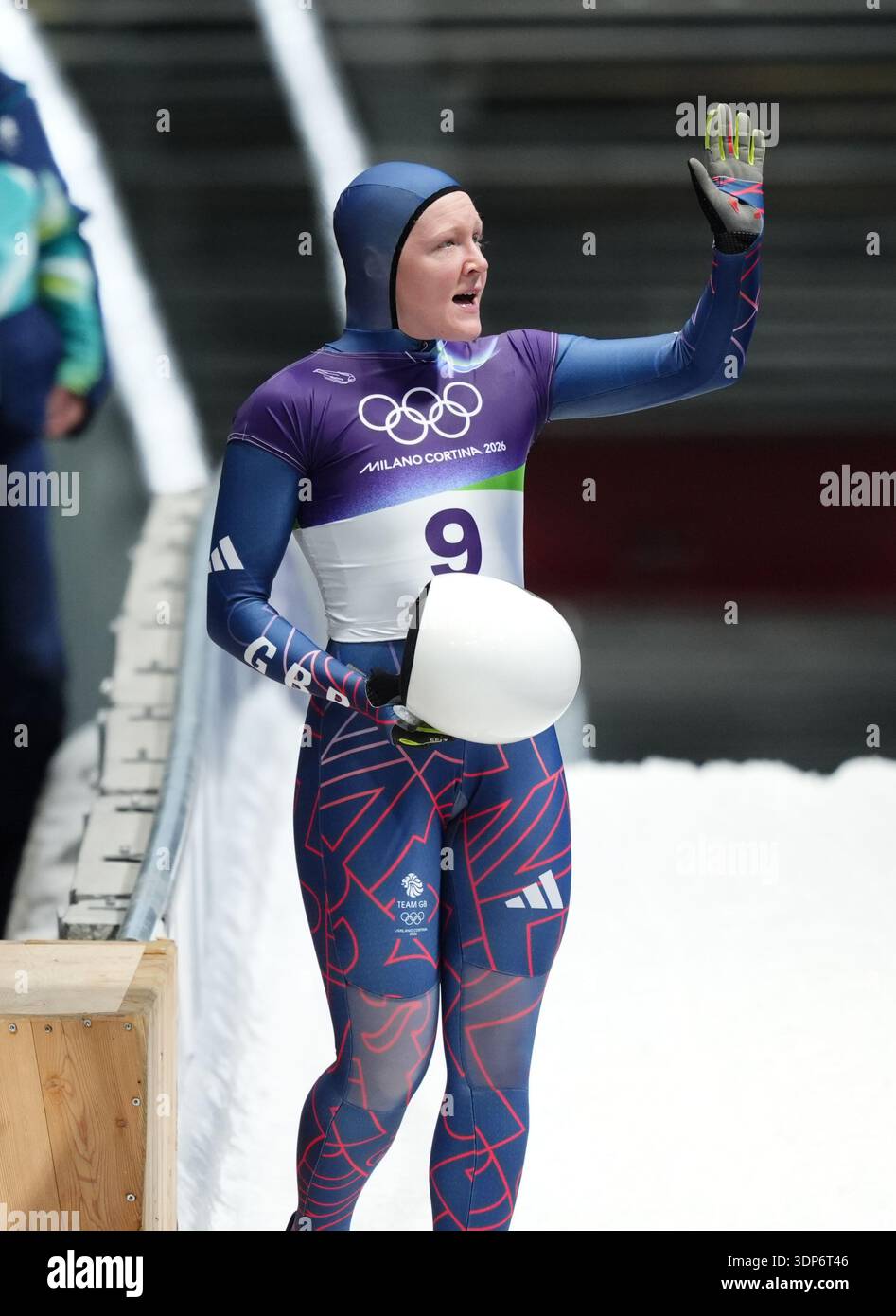 Great Britain's Amelia Coltman during heat one of the Women's Skeleton ...