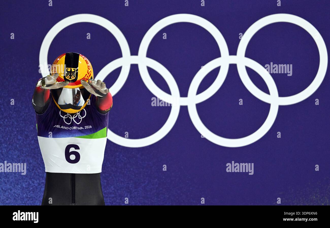 13 February 2026, Italy, Cortina D·ampezzo: Olympia, Olympic Winter ...
