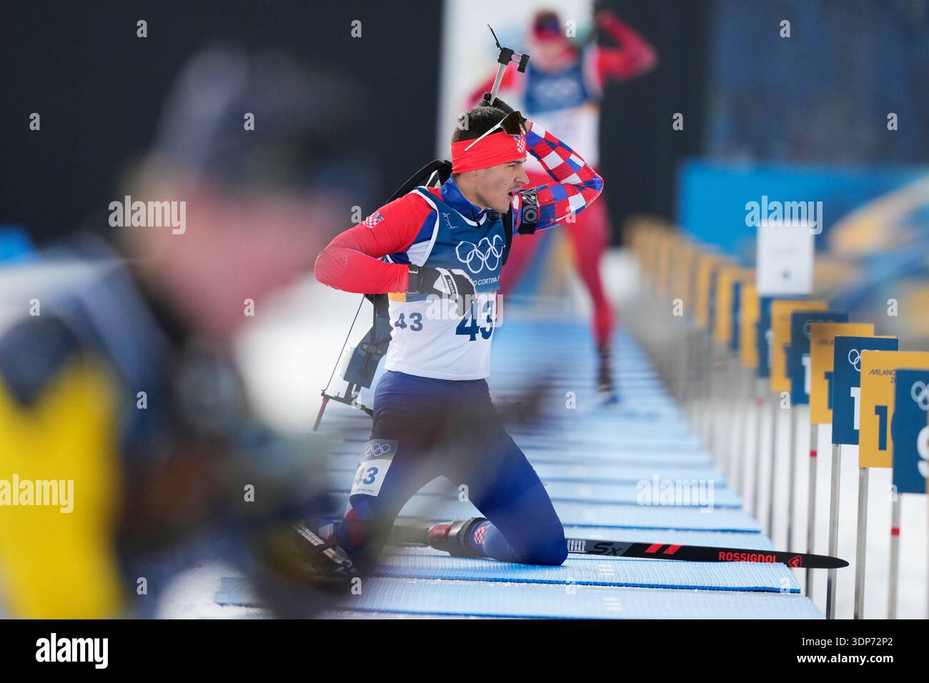 Kresimir Crnkovic, of Croatia, competes during the men's 10-kilometer ...